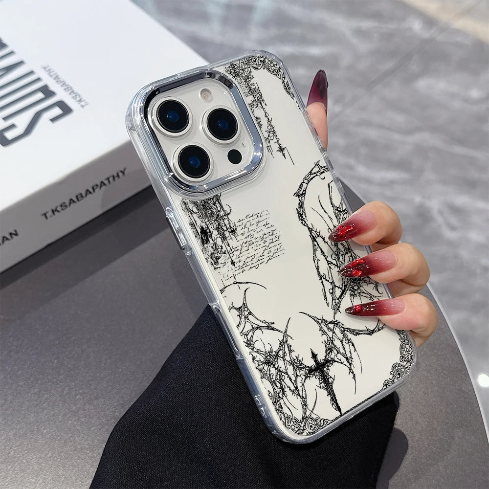 dark gothic cross mark Phone Case For all iPhone's – ZnP’s