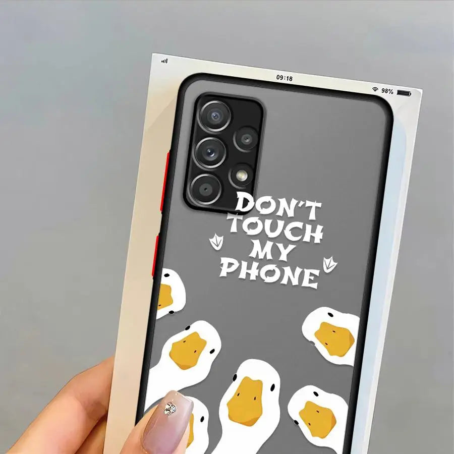 Cartoon Doubt Duck Soft Cover Phone Case for Samsung Galaxy – ZnP’s